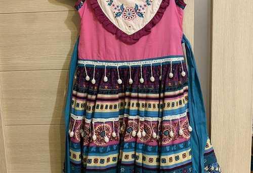 Платье для девочки(длина платья 68-70см)