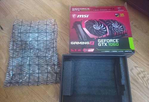 Коробка от видеокарты msi gtx 1060 3gb