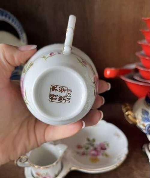 Япония фарфор набор чайный