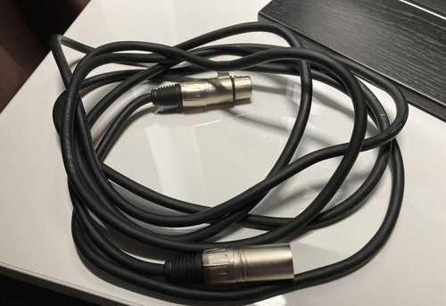 Микрофонный кабель XLR 3 метра