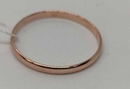 Обручальное кольцо золото 585 пр размер 20
