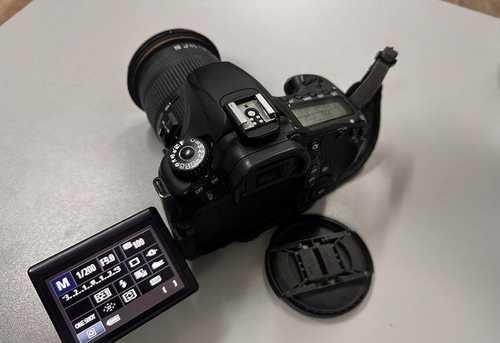 Фотоаппарат canon 60D с оптикой sigma
