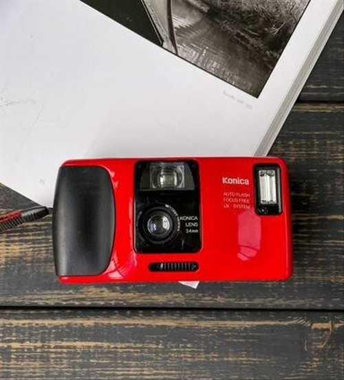 Konica Top'S Red Пленочный фотоаппарат