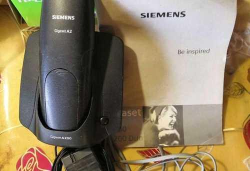 Беспроводной (радиотелефон) Siemens Gigaset A200