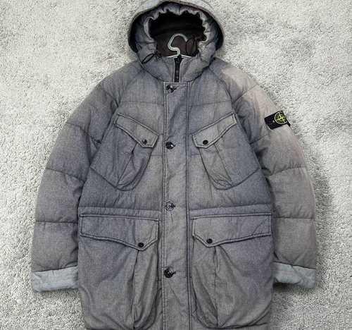 Пуховик Stone island Mix Fibre Watro Tela Down(XL)