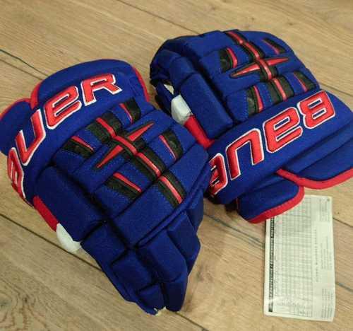 Перчатки хоккейные Bauer 4 roll pro