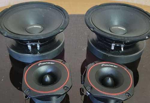 Сч Loud sound LS-65 + вч Pioneer TS-B350PRO