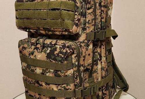Рюкзак военный, цвета пиксель зеленый и серый