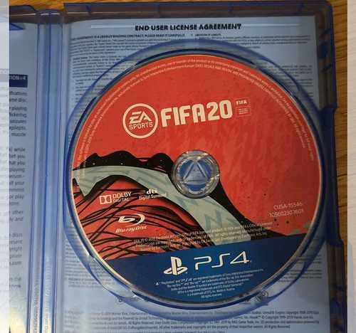 Диски на ps4 fifa 20
