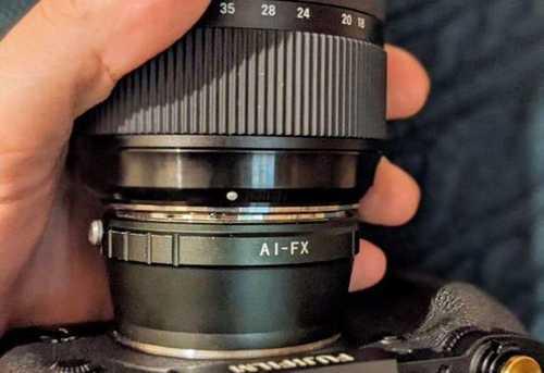 Переходник Nikon F - Fujifilm X