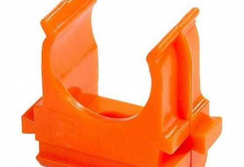 Крепеж-клипса для труб 16 мм Промрукав оранжевая
