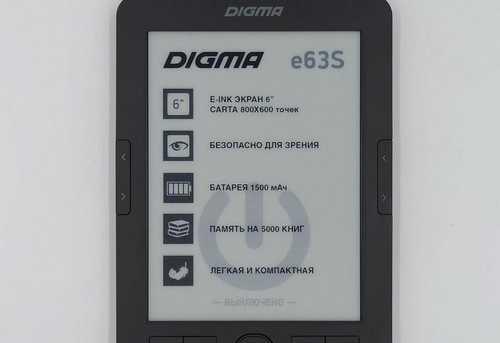 Электронная книга Digma e63S