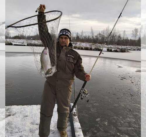 Спиннинг вместе с местом