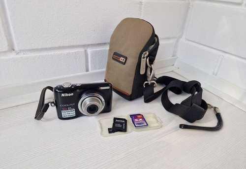 Компактный фотоаппарат Nikon Coolpix L23 с сумкой