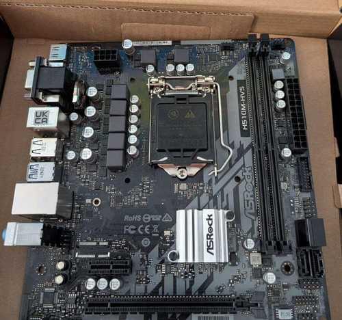 Материнская плата lga1200 asrock h510m-hvs