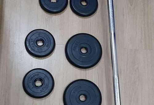 Гантели разборные Barbell и штанга