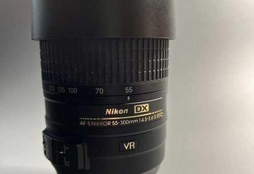Объектив Nicon DX AF-S 55-300mm 4.4-5.6 G ED VR