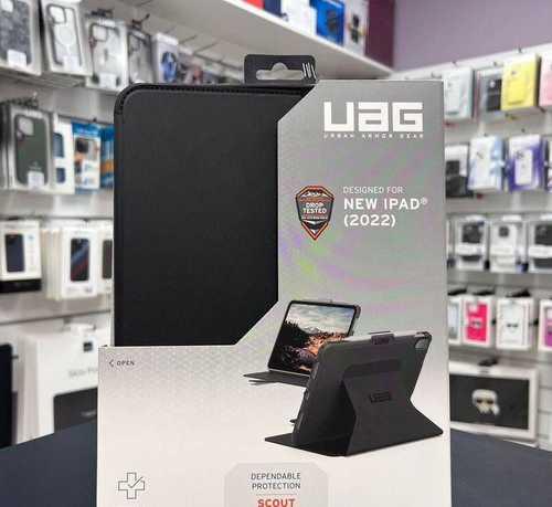 Чехол UAG Scout Folio Cover для iPad 10.9 Black