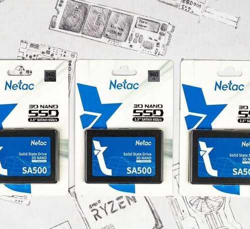 Твердотельный накопитель (SSD) Netac SA500 960Gb