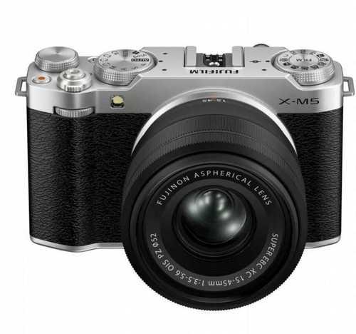 Fujifilm X-M5 Kit 15-45mm F3.5-5.6 Silver