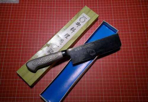 Японский кухонный нож Накири с титановым покрытием