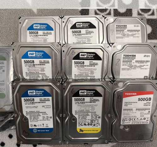 Hdd 500gb 3.5 WD&Hitachi