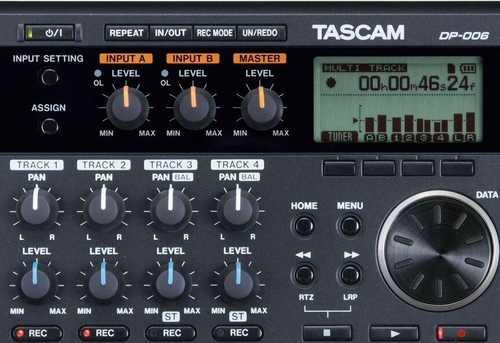 Tascam DP-006 6-канальная цифровая портастудия