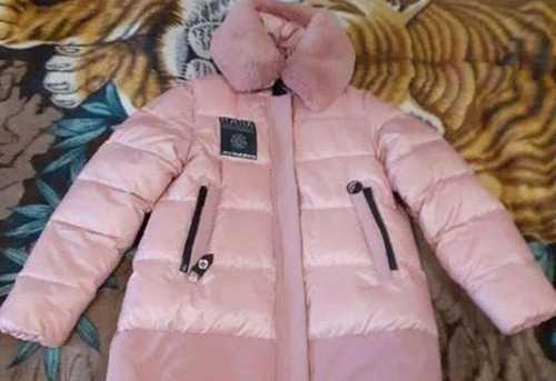 Зимний пуховик пальто для девочки