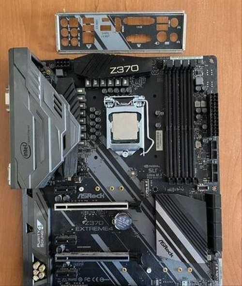 Intel core i7 8700K + ASRock z370 Extreme4