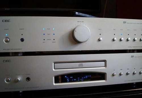 Двойка CD-плеер C.E.C. CD3300R и C.E.C. AMP3300R