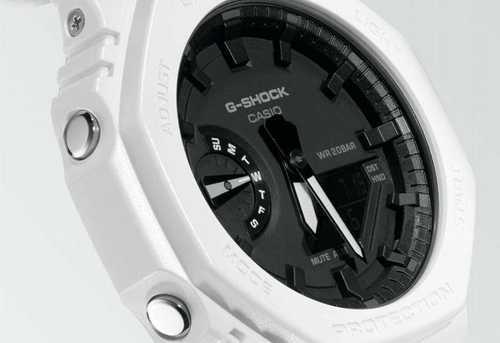Новые белые часы casio G-Shock GA-2100-7AER
