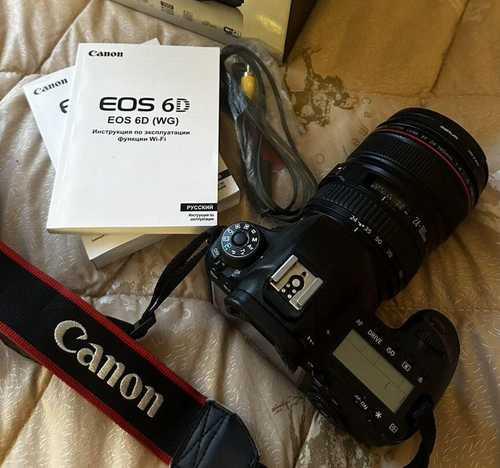 Фотоаппарат canon eos 6d объектив EF 24-105