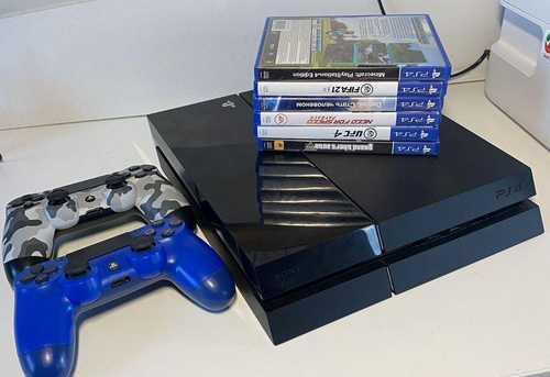 PS4 500gb + игры Sony PlayStation 4