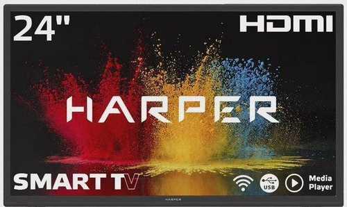 Телевизор harper 24" 24R470TS, черный