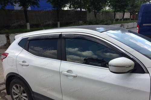 Дефлекторы окон с хром молдингом Mazda CX9 (новые)