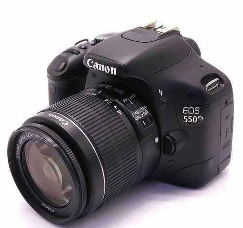 Canon EOS 550D kit (пробег 13300 кадров)