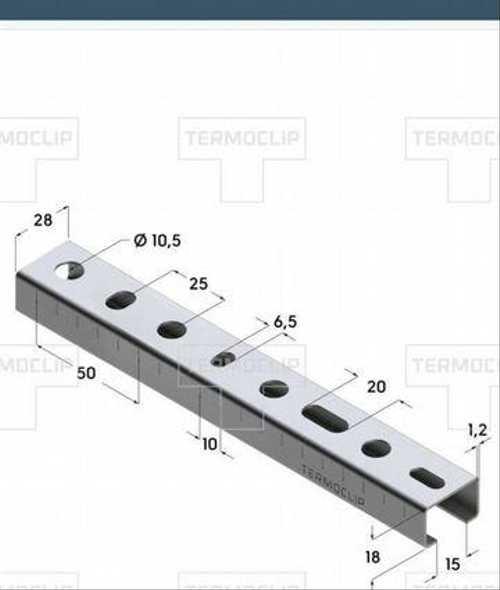 Профиль монтажный 28х18х1,2