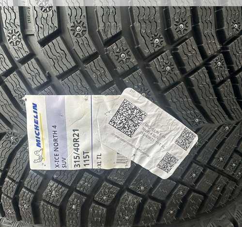 Michelin X-Ice North 4 SUV 285/45 R21 и 315/40 R21 115T