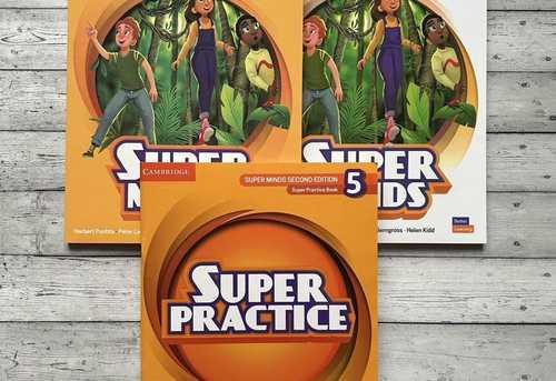 Super minds 5 + super grammar 5 новые комплекты