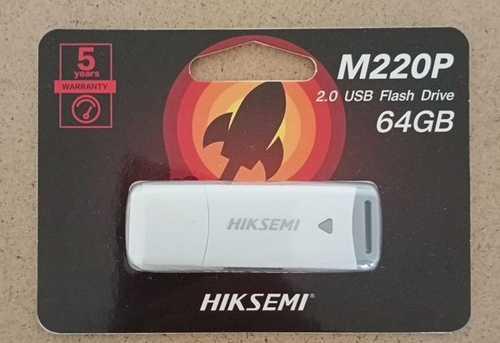 Флешка USB Hiksemi M220P 64Gb USB 2.0 (Новая)