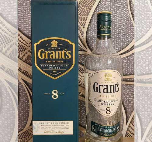 Бутылка Grants 8 sherry cask finish