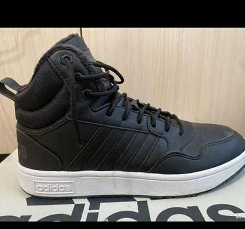 Кроссовки Adidas hoops 3.0 mid wtr зимние