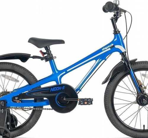 Велосипед Royal Baby Chipmunk moon-5 18" синий Tag