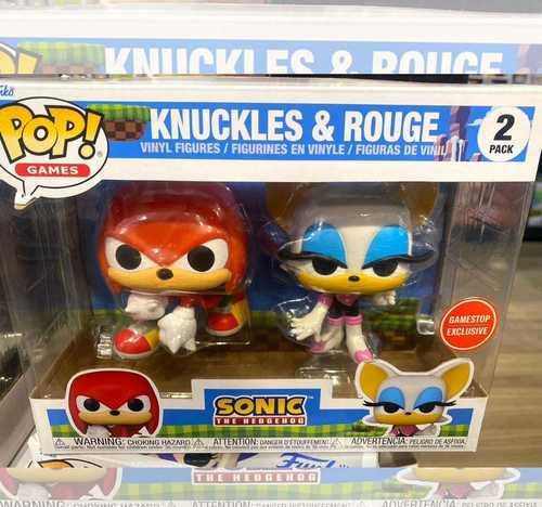 Funko pop Наклз и Руж Sonic the Hedgehog