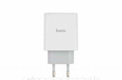 Сзу hoco C80A 1-USB 18W/1-PD 20W + Type-C to Ligh