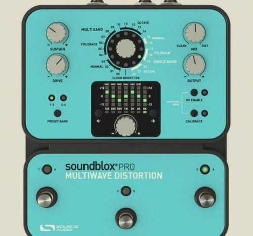 Source Audio Multiwave Bass Distortion + EQ