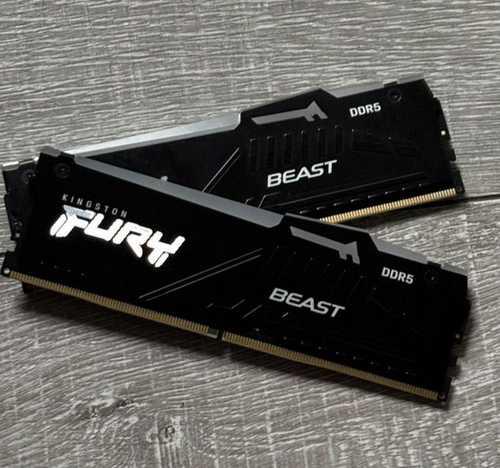 Оперативная память Kingston Fury Beast 32gb ddr5