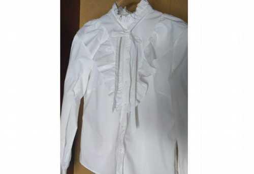 Шикарная Блузка рубашка белая Страдивариус