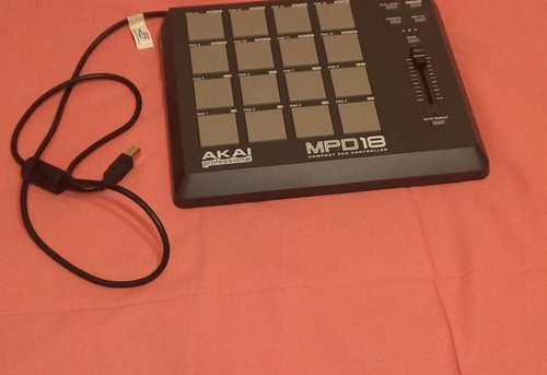 Akai MPD18 / Миди контроллёр / Пэд