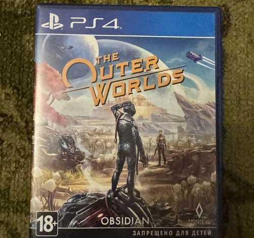 Игра для ps4 The outer worlds на диске